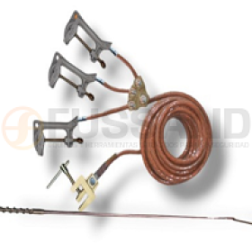 Equipos Puesta Tierra Temporal: Equipo Puesta a Tierra Alta Tensión Unipolar para 115 kV Tipo Racor